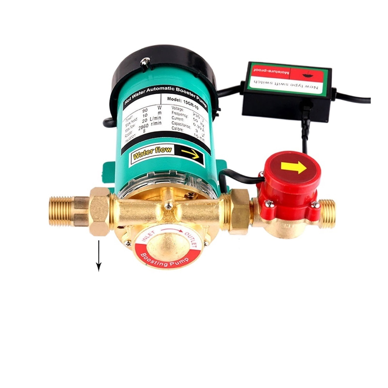 Hot Water Pressure Booster Pump Mute Tap Water Pipeline With Automatic ...
