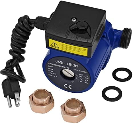 Hot Water Recirculation Pump 115V 3/4 inch NPT Recirculating System ...