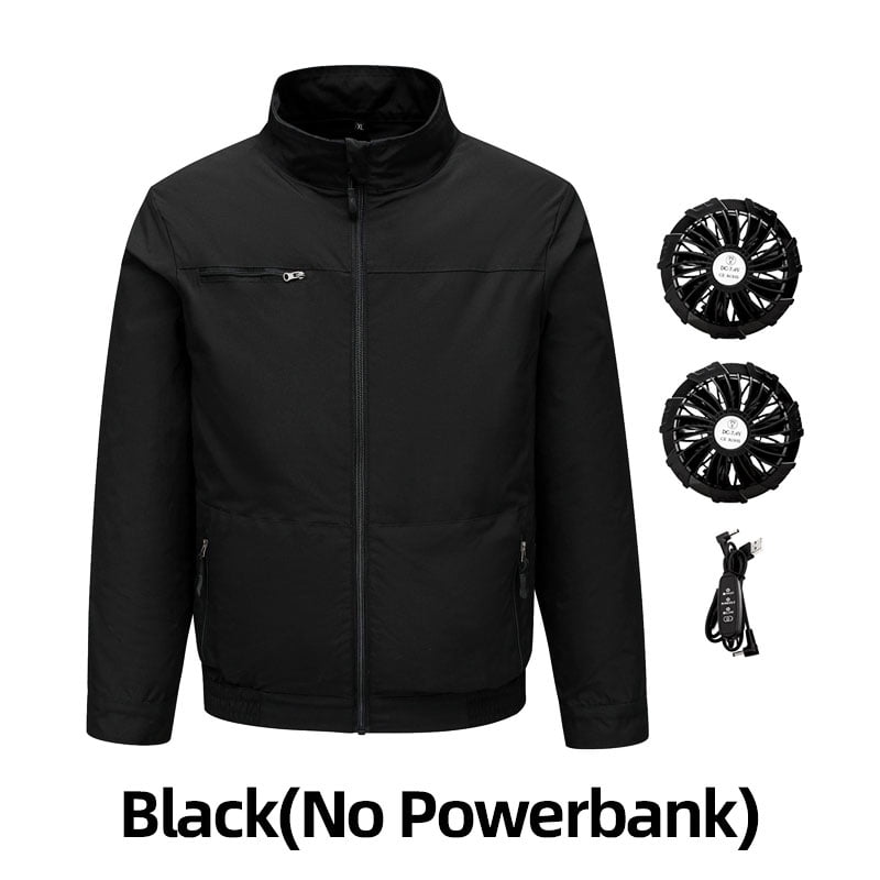 Hot Weather Worker Fan Clothes Men Air Conditioning Clothes Women Fan ...