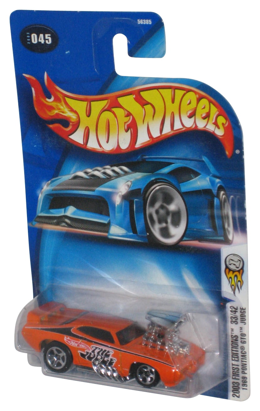 Hot Wheels (2003) Orange First Editions 1969 Pontiac GTO Judge Die-Cast ...