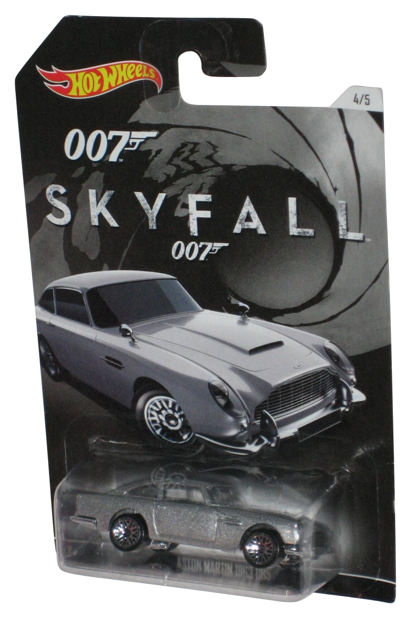 Hot Wheels 007 Skyfall (2014) Silver Aston Martin 1963 DB5 Toy Car 4/5 ...