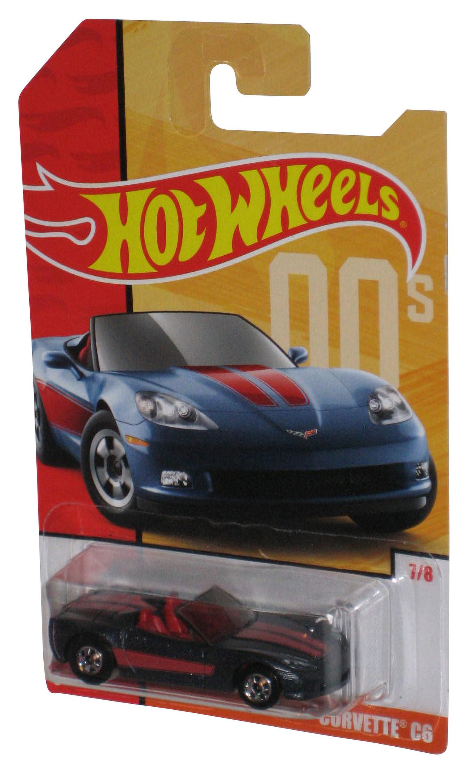 Hot Wheels 00s (2017) Mattel Blue Corvette C6 Die-Cast Toy Car 7/8 ...