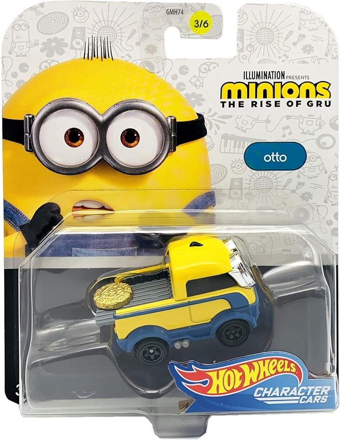 Hot Wheels 1/64 Minions The Rise of Gru Character Car-Otto(3/6 ...