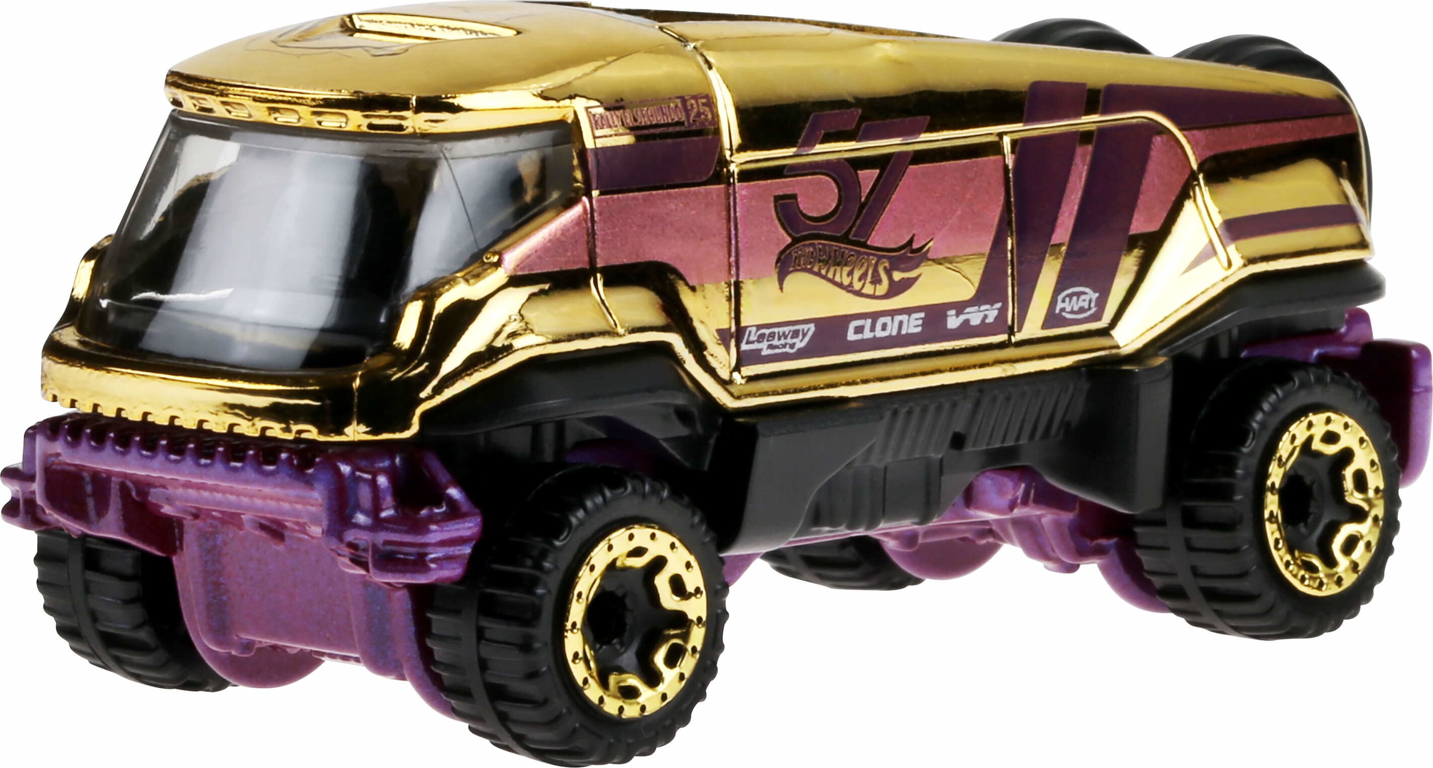 Hot Wheels 1:64 Scale Die-Cast Toy Car or Truck with Turquoise ...