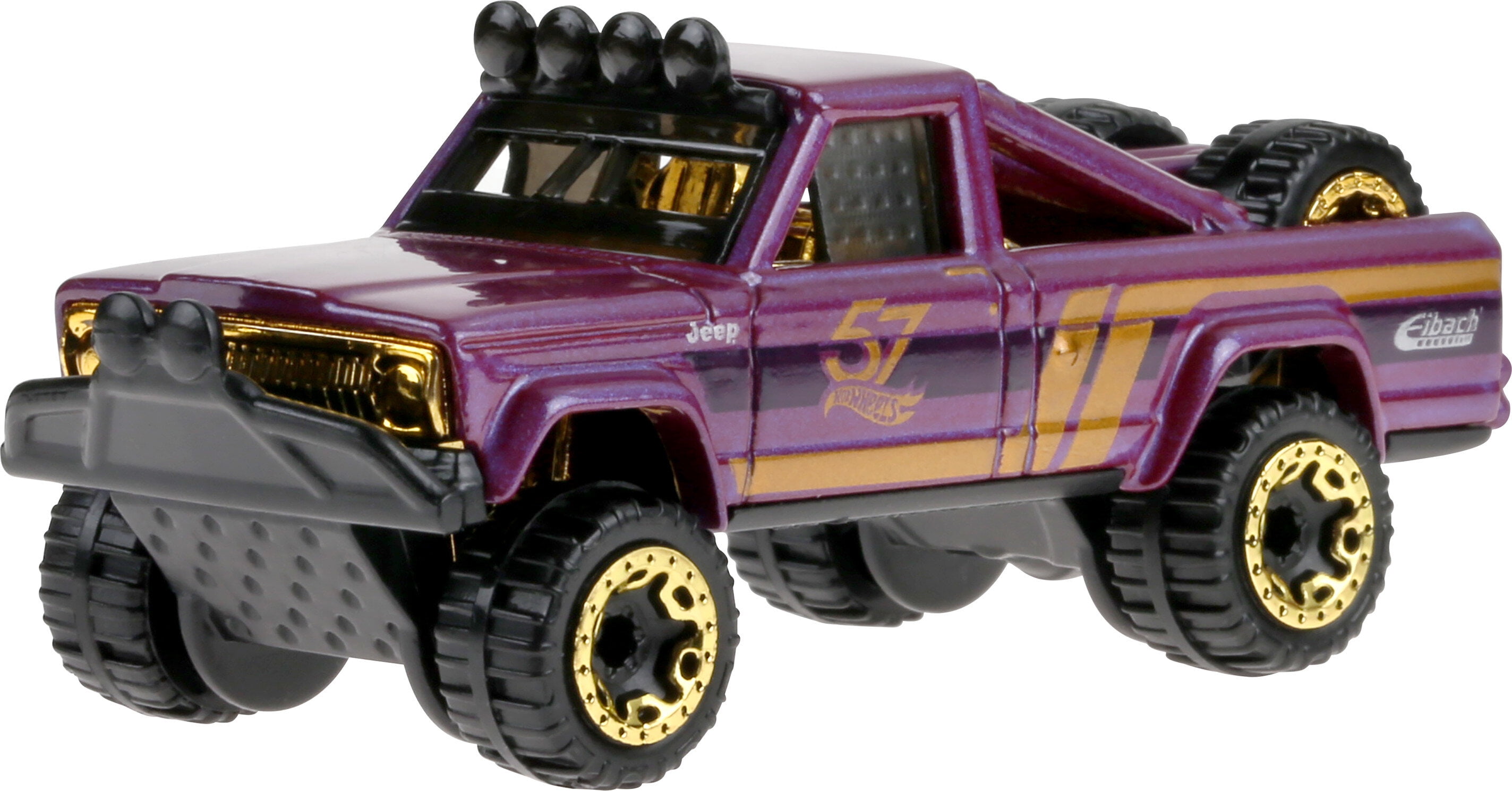 Hot Wheels 1:64 Scale Die-Cast Toy Car or Truck with Turquoise ...