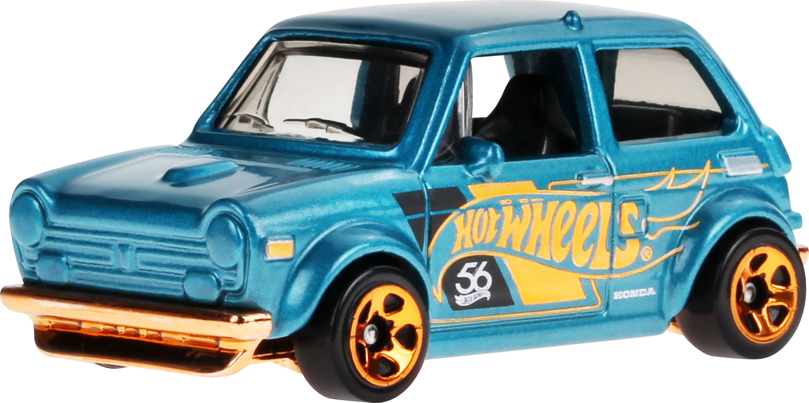 Hot Wheels 1:64 Scale Die-Cast Toy Car or Truck with Turquoise ...