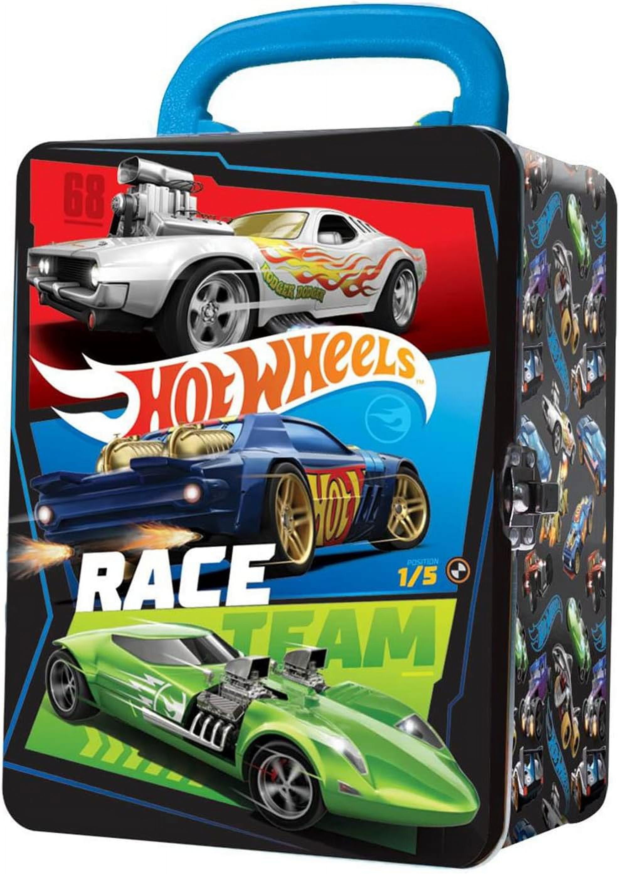 Hot Wheels 1:64 Scale Metal Car RACE TEAM Carry Case I 18 Toy Storage ...