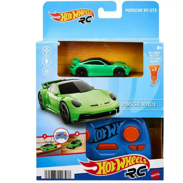 Hot Wheels 1:64 Scale Remote Control Porsche 911 GT3 - Walmart.com