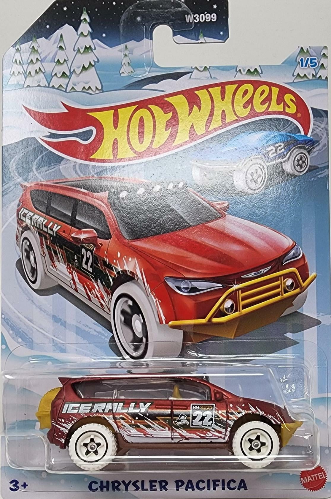 Hot Wheels 1:64 Scale Winter 2022 Xmas Series - Chrysler Pacifica ...