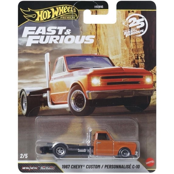 Hot Wheels 1967 Chevy Custom C10 Squarebody Fast & Furious 25th ...
