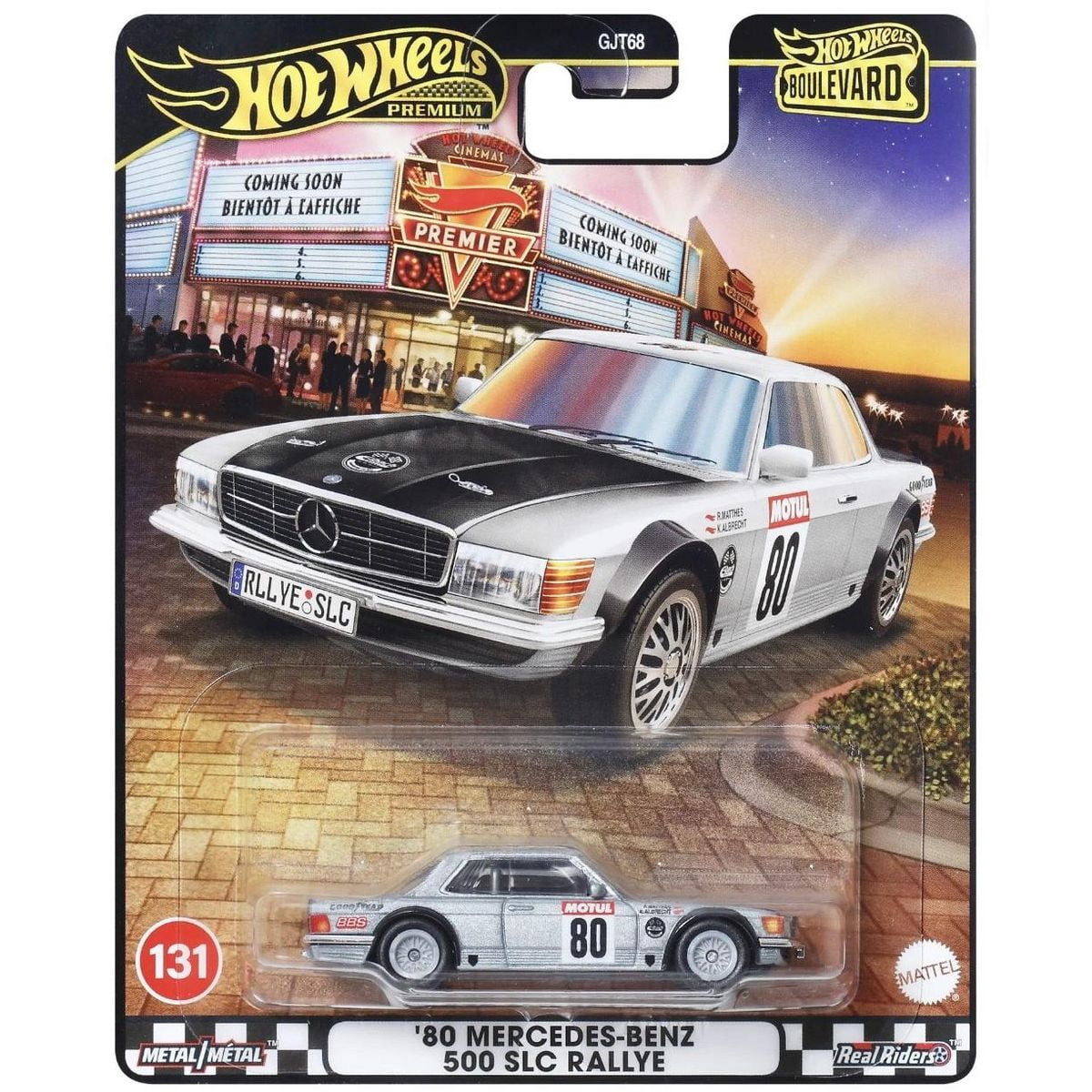 Hot Wheels 1980 Mercedes Benz 500 SLC Rallye Boulevard Premium 2025 ...