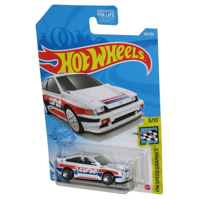 Hot Wheels 1985 Honda CR-X (2020) HW Speed Graphics 3/10 White Toy Car ...