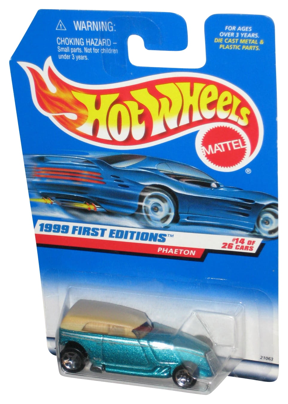 Hot Wheels 1999 First Editions 14/26 Green Phaeton Toy Car #916 ...