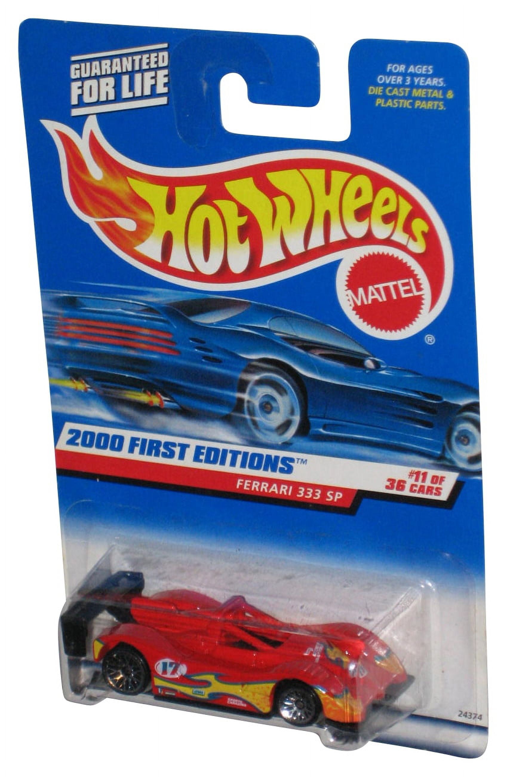 Hot Wheels 2000 First Editions 11/36 Red Ferrari 333 SP Toy Car #071 ...