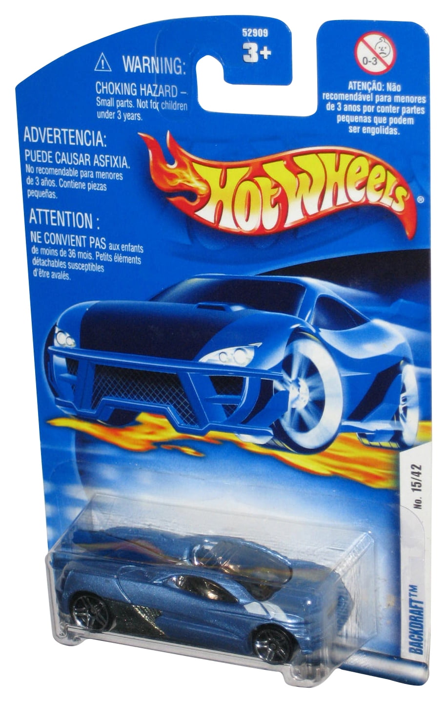 Hot Wheels 2002 First Editions 15/42 (2002) Blue Backdraft Car Toy #027 ...