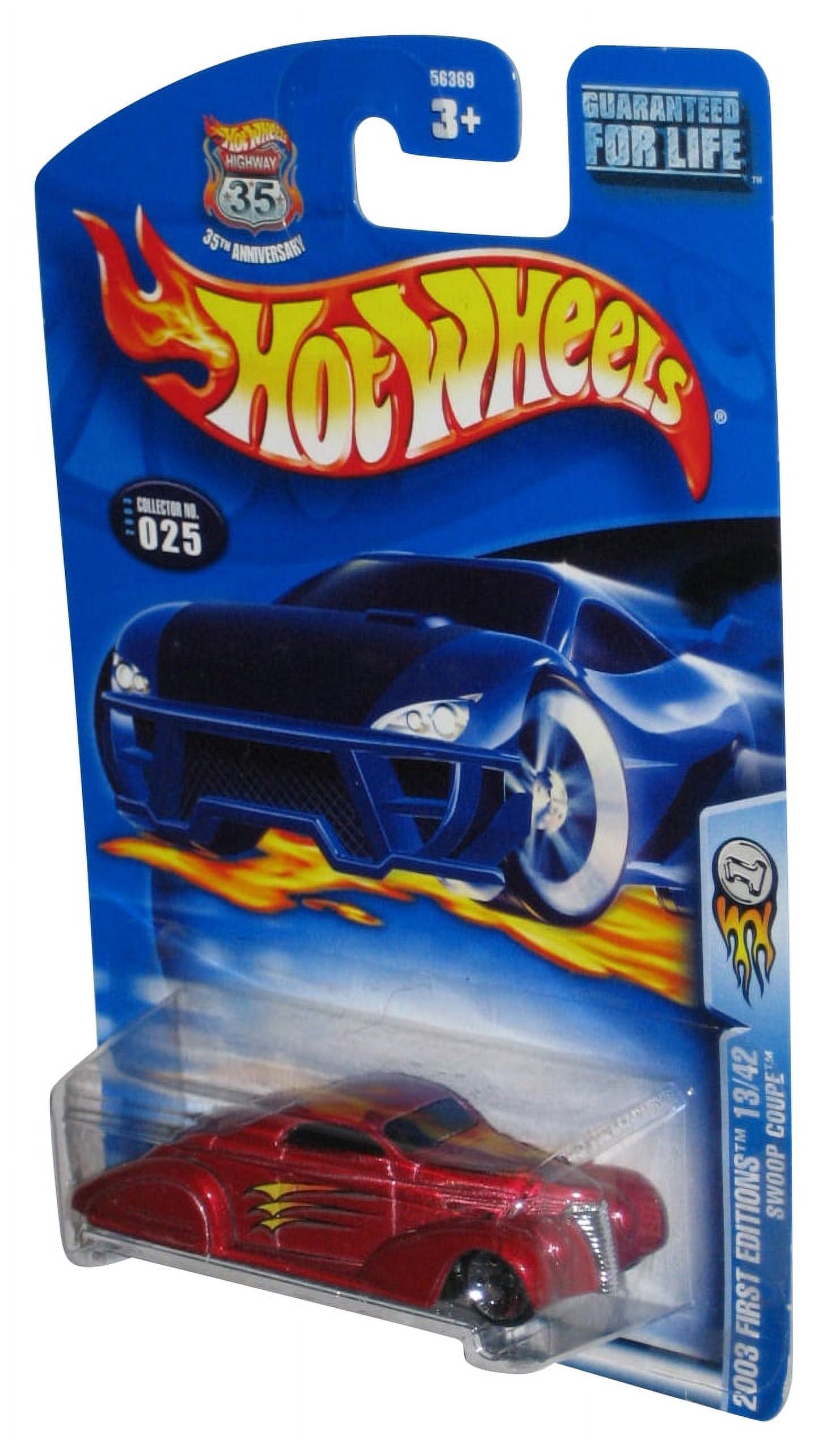 Hot Wheels 2003 First Editions 13/42 Red Swoope Coupe Toy Car #025 ...