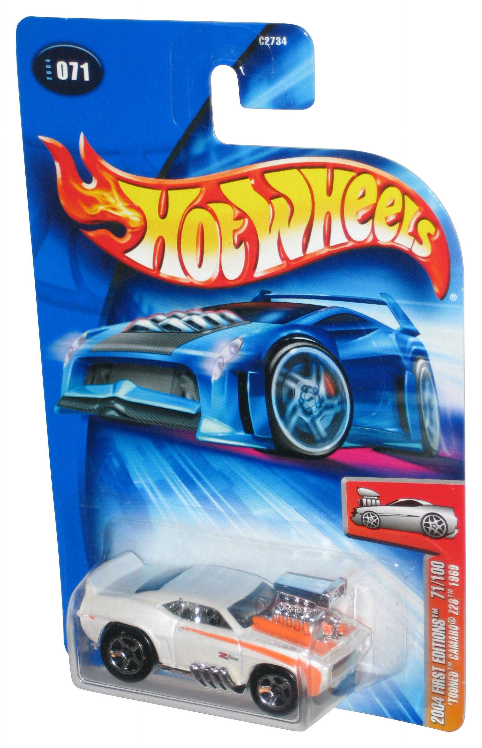 Hot Wheels 2004 First Editions 71/100 White Tooned Camaro Z28 1969 Toy ...