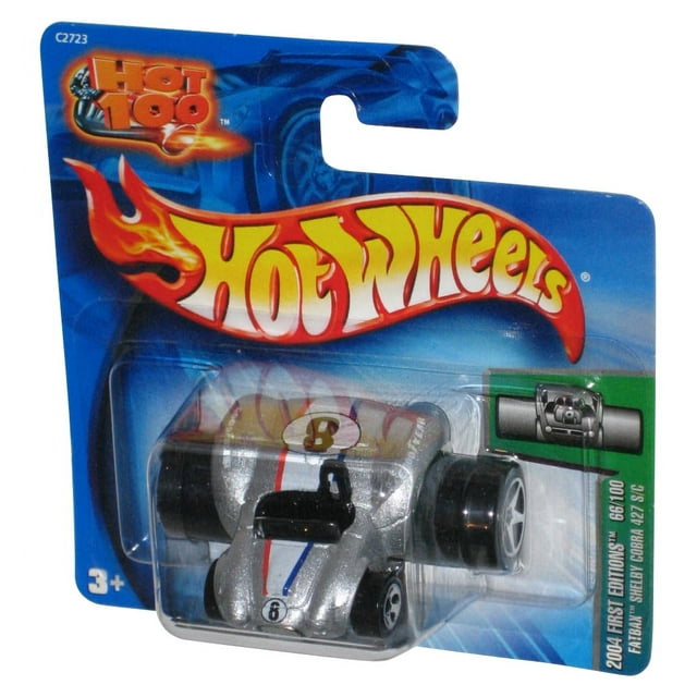 Hot Wheels 2004 First Editions Silver Fatbax Shelby Cobra 427 S/C Hot ...