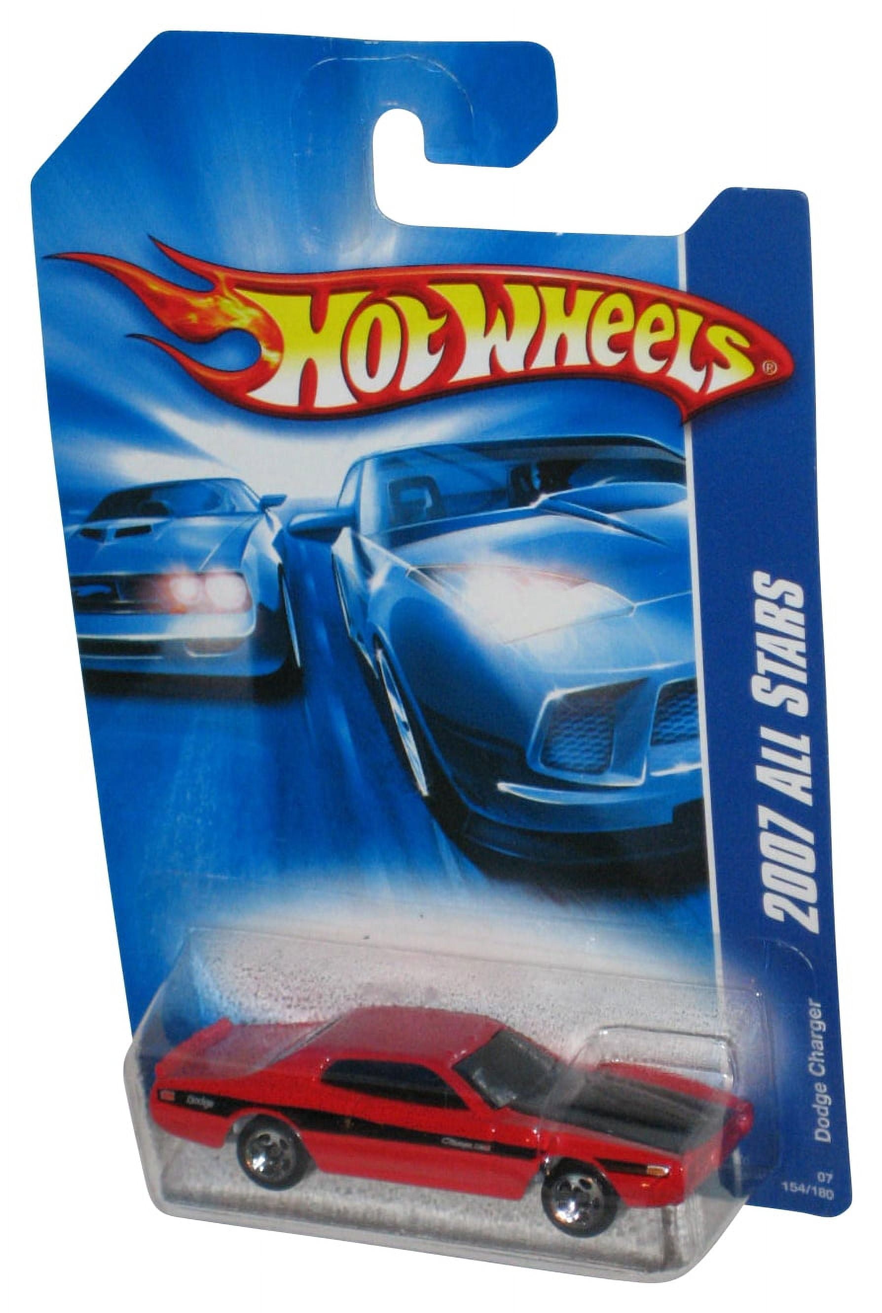 Hot Wheels 2007 All Stars (2006) Red Dodge Charger Toy Car 154/180 ...
