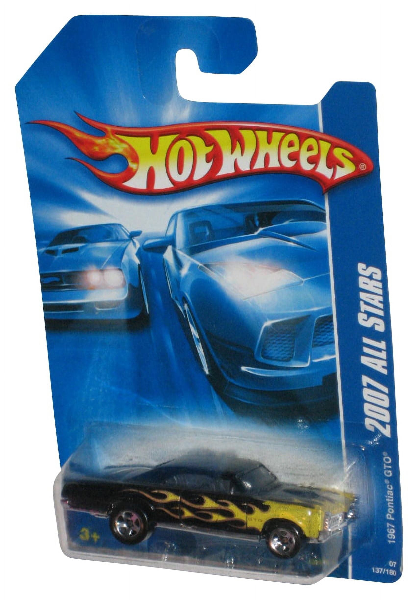 Hot Wheels 2007 All Stars Purple & Yellow Flames 1967 Pontiac GTO Toy Car 137/180 - Walmart.com