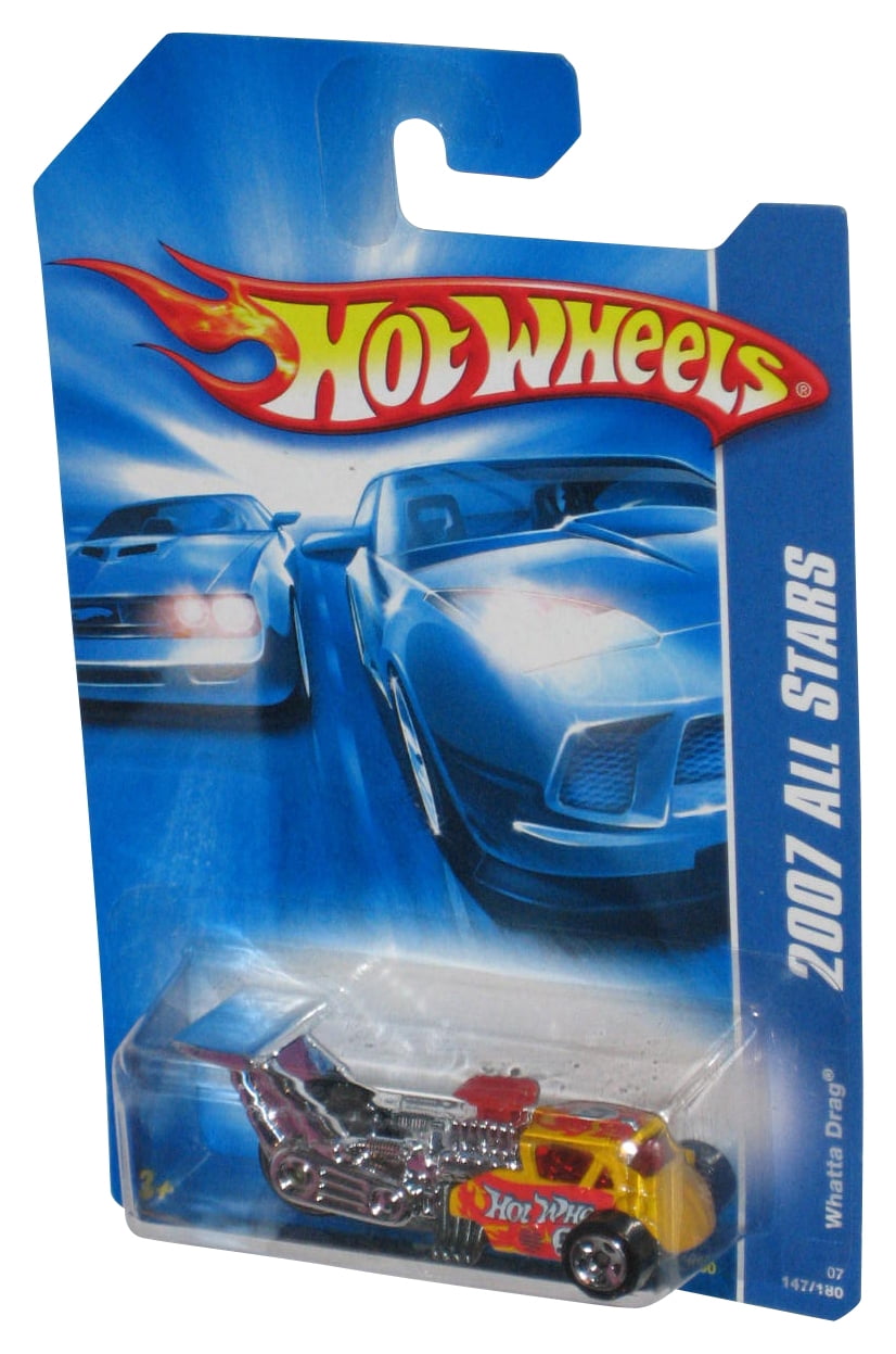 Hot Wheels 2007 All Stars Whatta Drag Yellow Toy Car 147/180 - Walmart.com