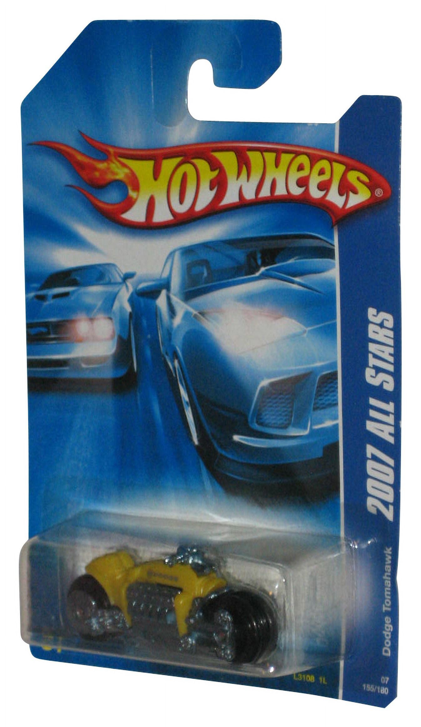 Hot Wheels 2007 All Stars Yellow Dodge Tomahawk Motorcycle Bike Toy 155 ...