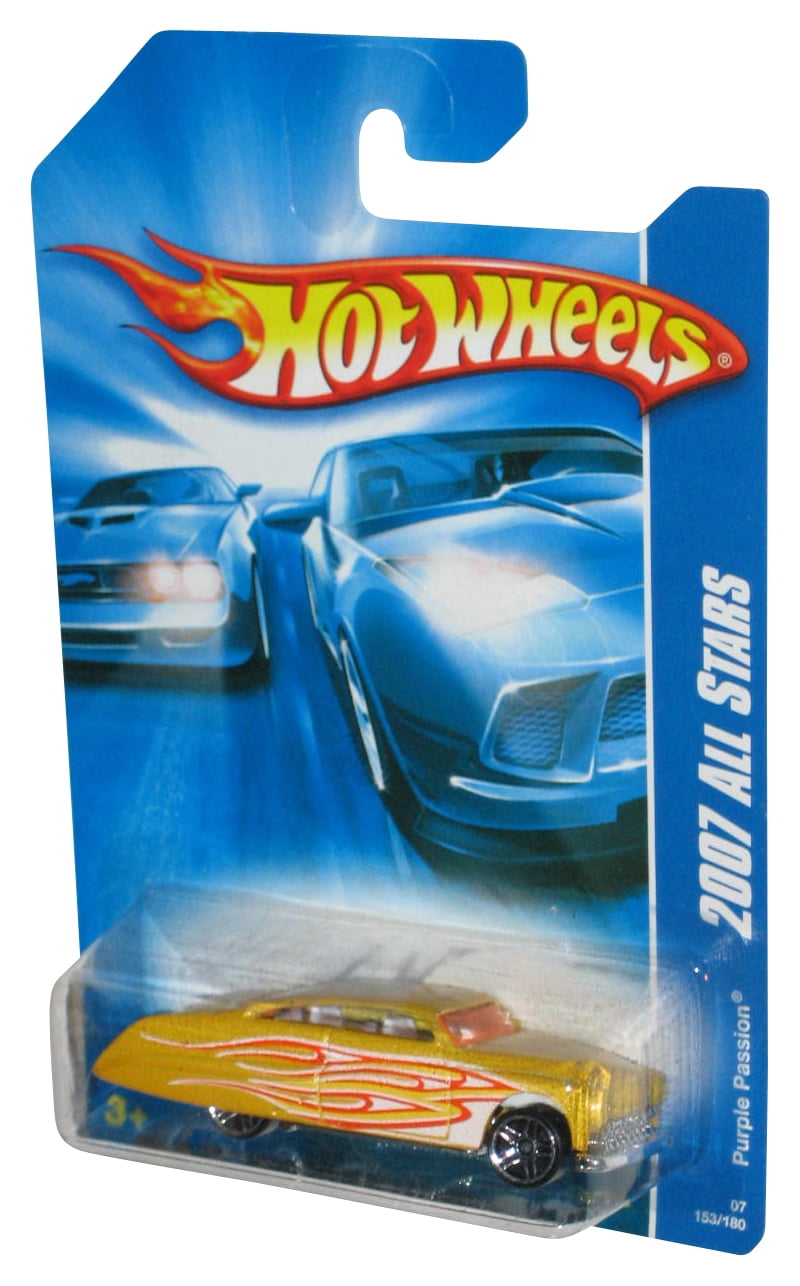Hot Wheels 2007 All Stars Yellow Purple Passion Toy Car 153/180 - Walmart.com