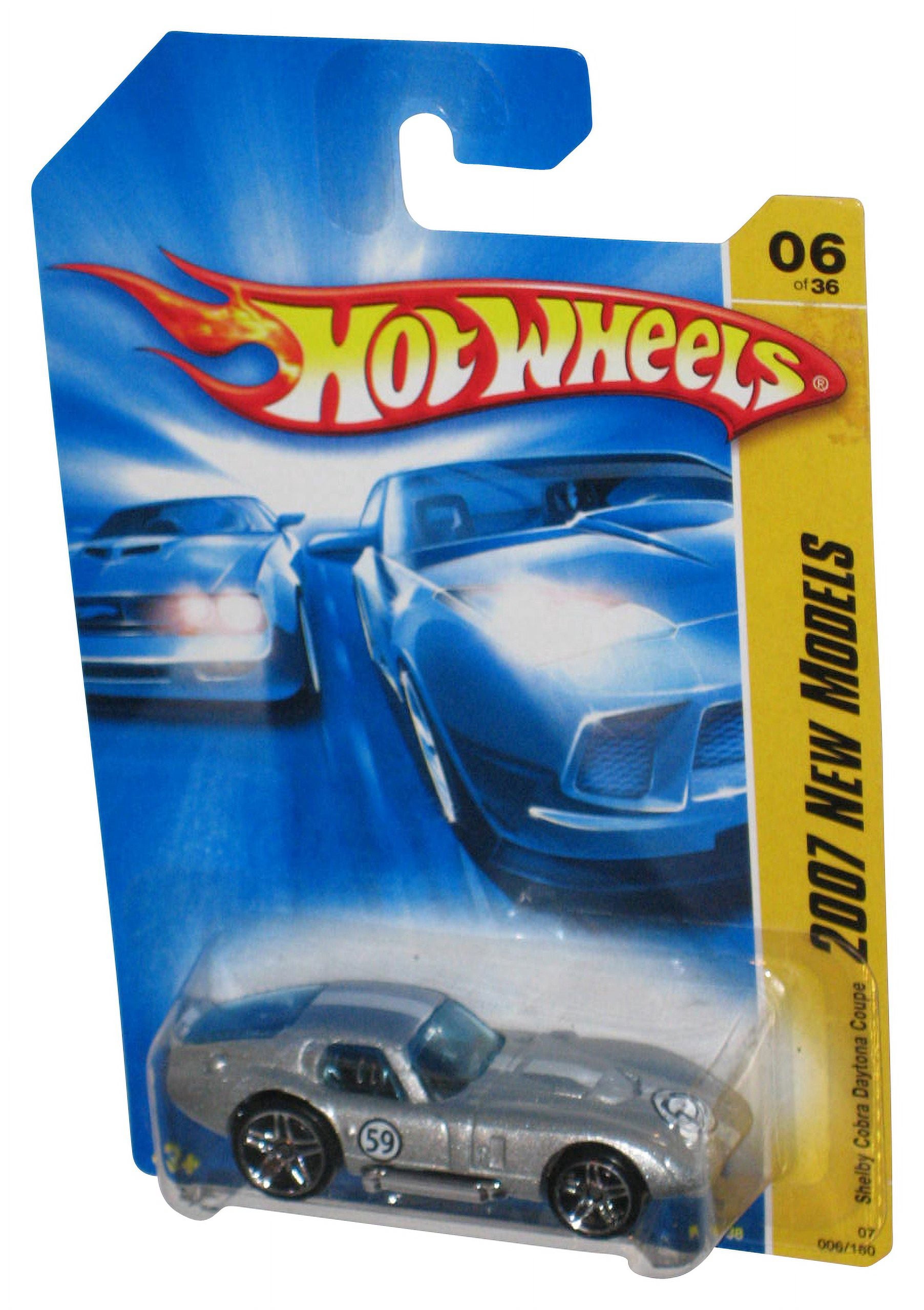 Hot Wheels 2007 New Models 06/36 Silver Shelby Cobra Daytona Coupe Car ...