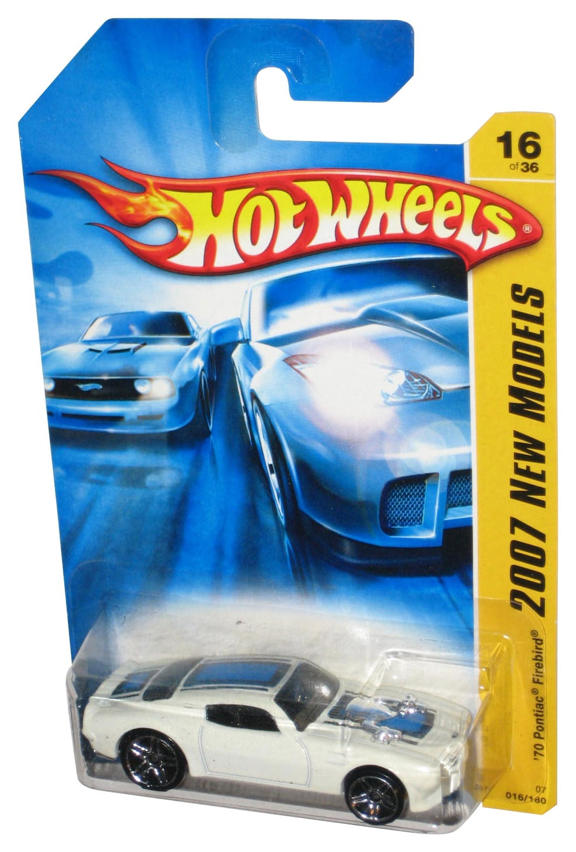 Hot Wheels 2007 New Models 16/36 White '70 Pontiac Firebird Toy Car 016 ...