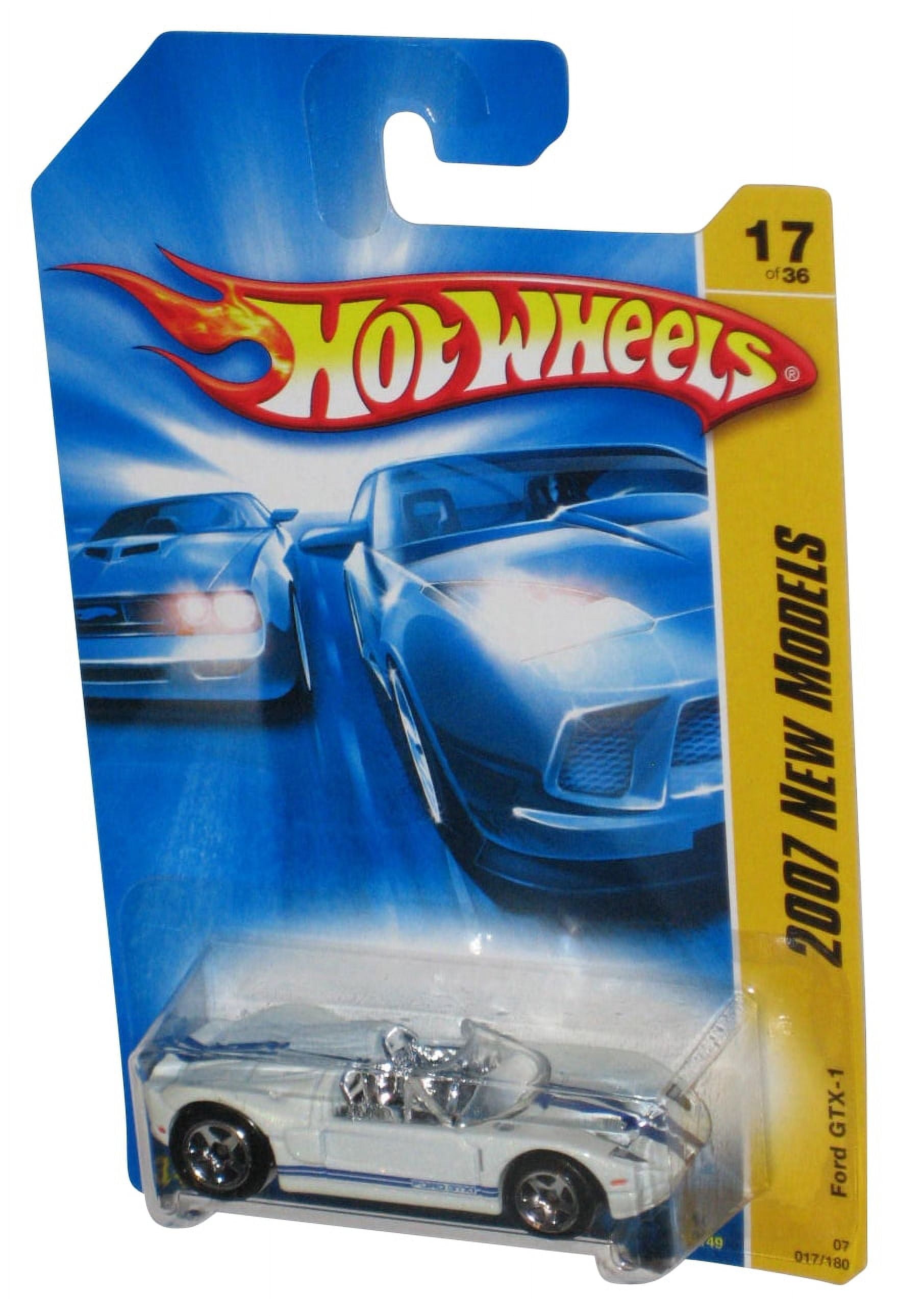 Hot Wheels 2007 New Models 17/36 White Ford GTX-1 Car 017/180 - Walmart.com