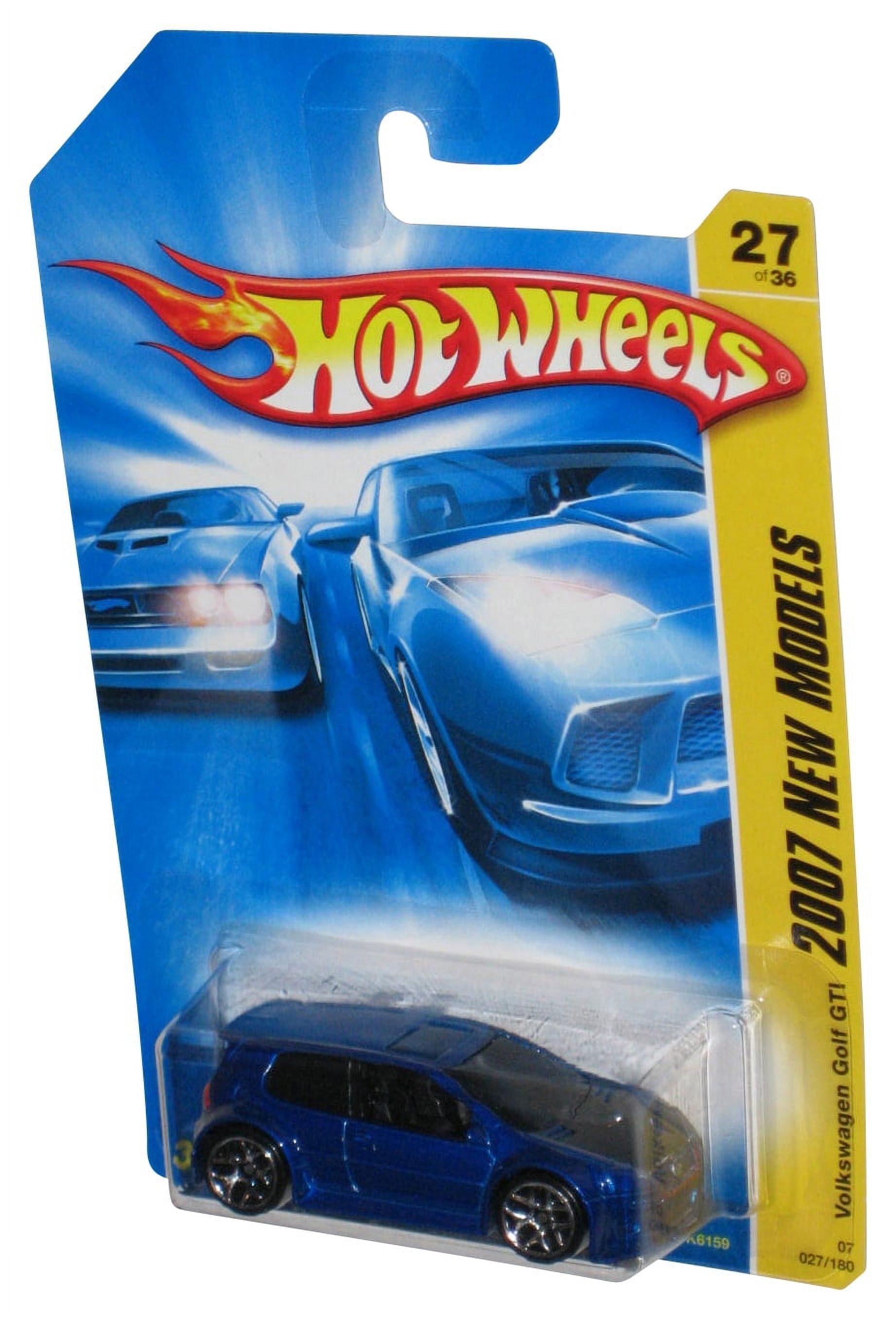 Hot Wheels 2007 New Models 27/36 Volkswagen Golf GTI Blue Toy Car 027/ ...