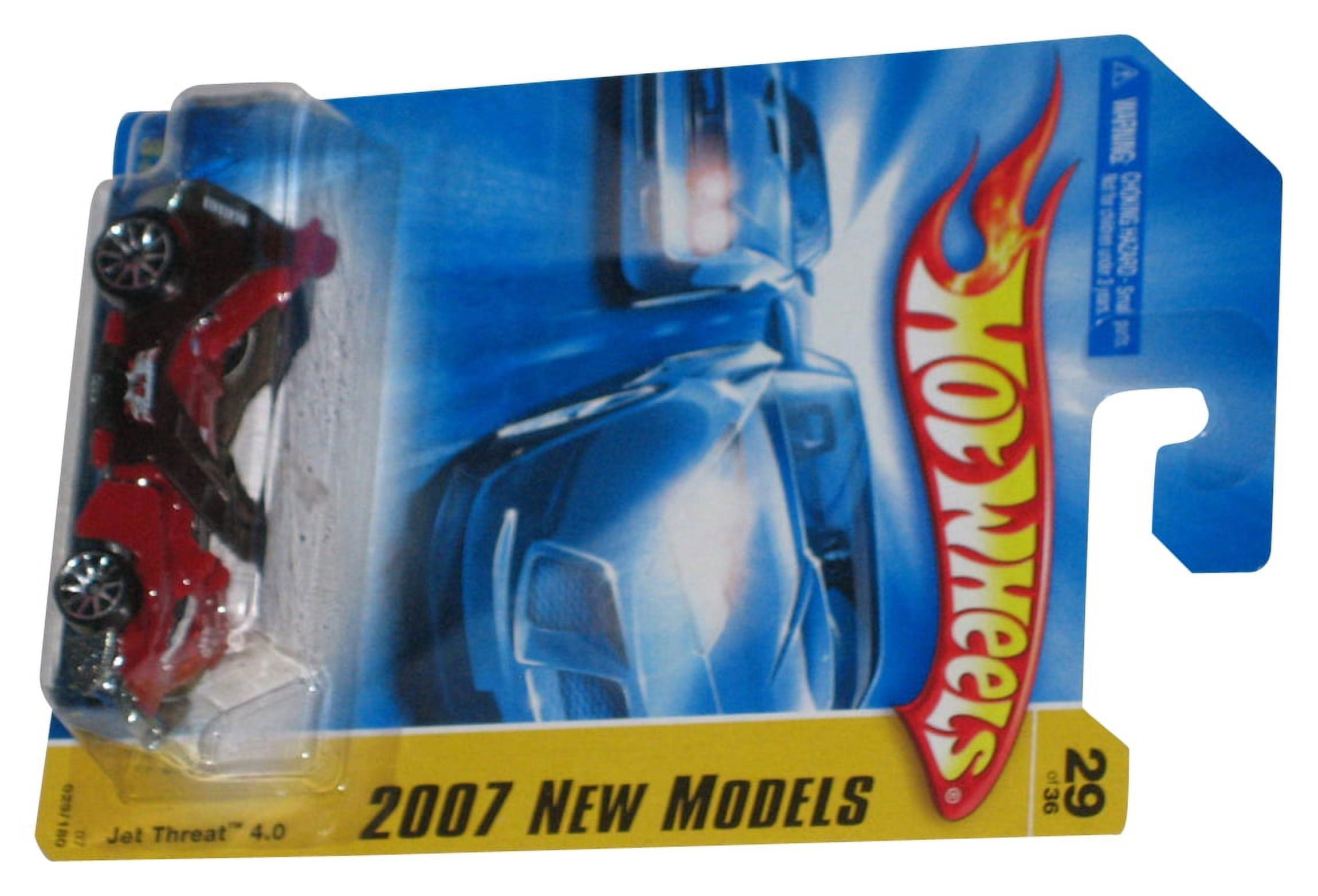 Hot Wheels 2007 New Models 29/36 Jet Threat 4.0 Red & Black Toy Car 029 ...
