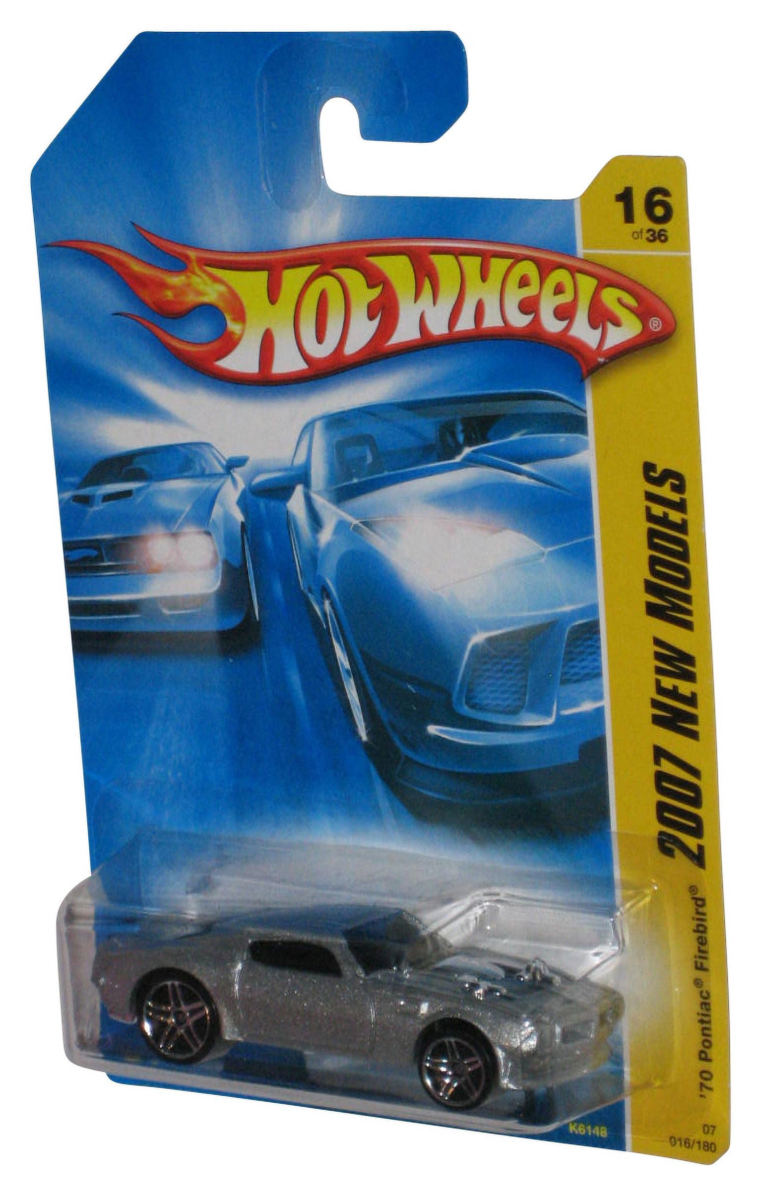 Hot Wheels 2007 New Models Silver '70 Pontiac Firebird Toy Car 016/180 ...