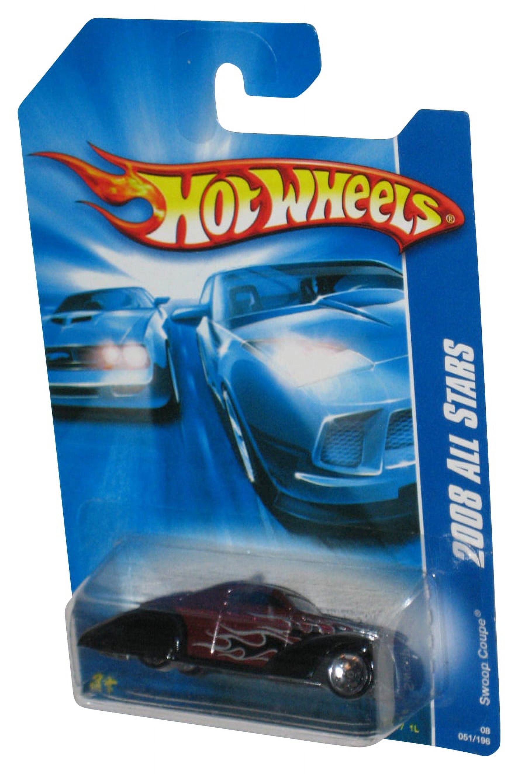 Hot Wheels 2008 All Stars Black & Burgandy Swoop Coupe Car 051/196 ...