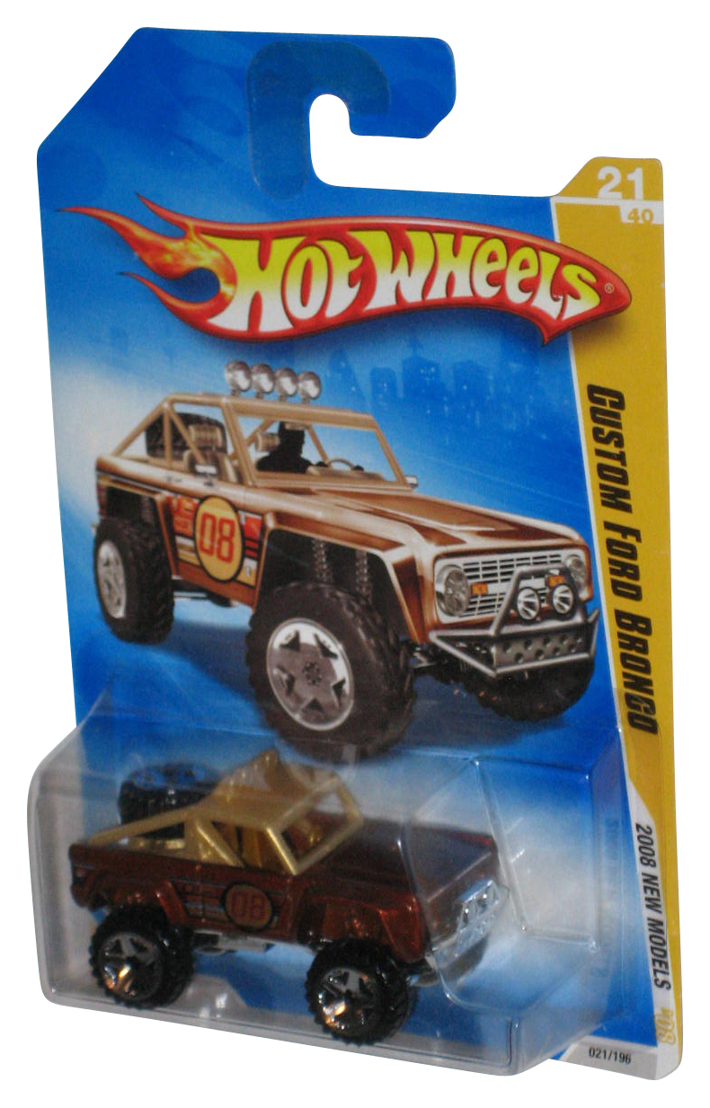 Hot Wheels 2008 New Models 21/40 Copper Brown Custom Ford Bronco Toy ...