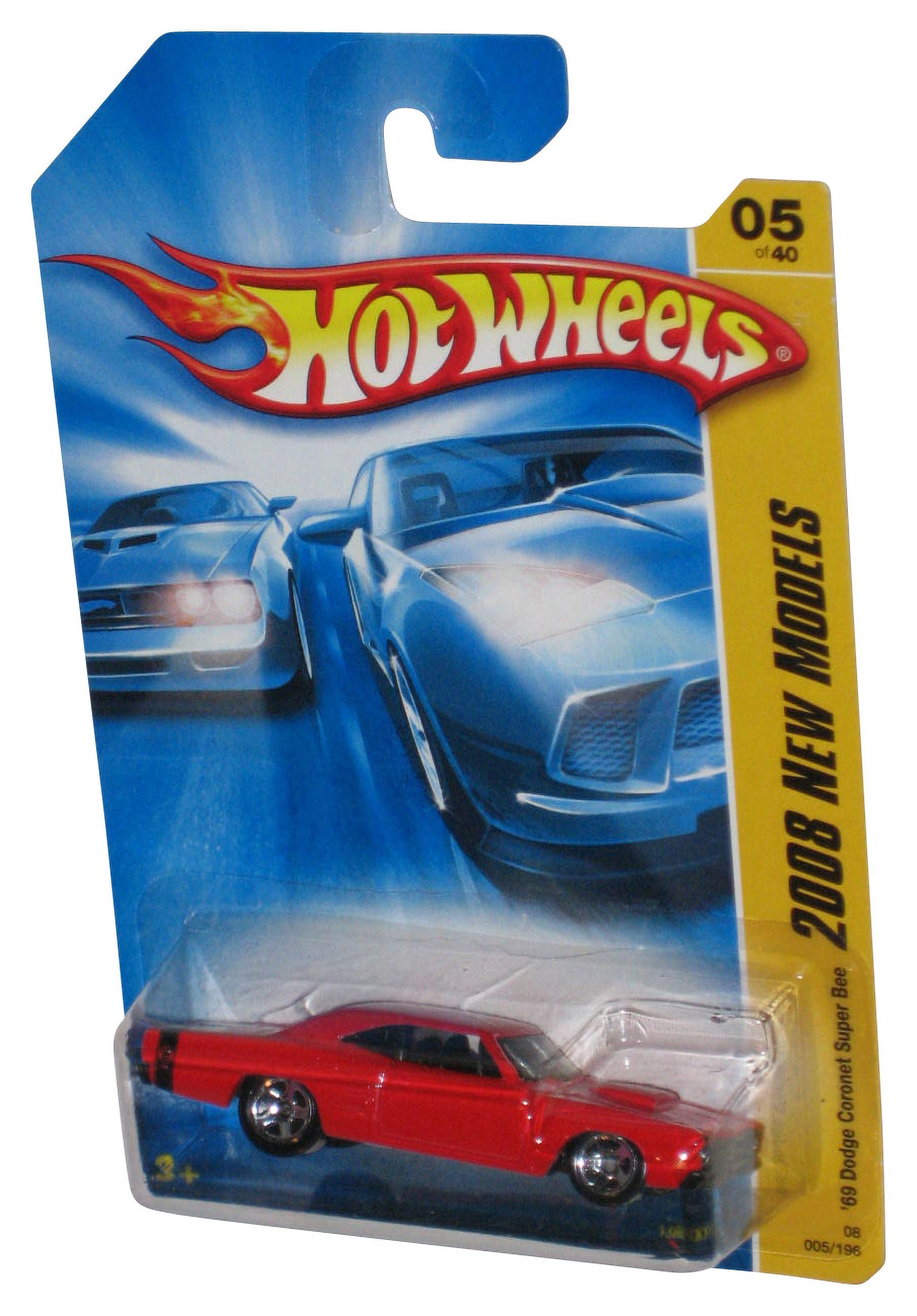 Hot Wheels 2008 New Models 5/40 Red '69 Dodge Coronet Super Bee Toy Car ...