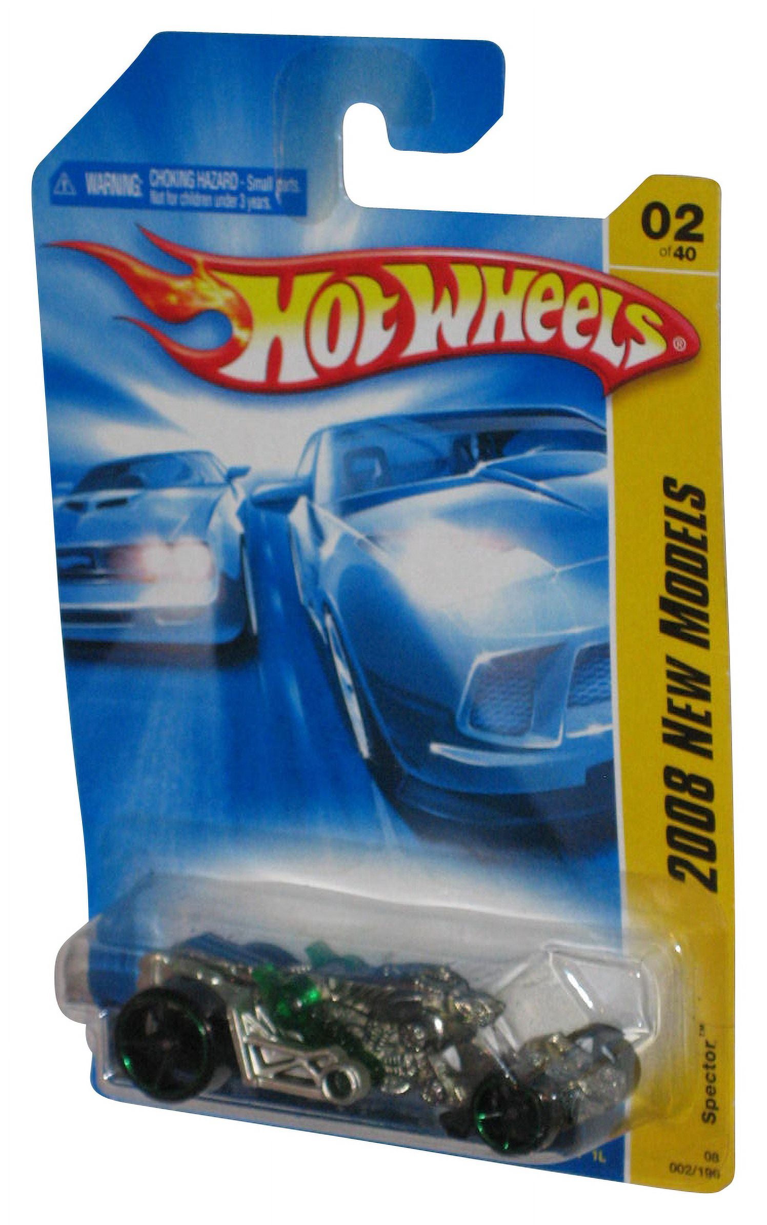 Hot Wheels 2008 New Models Silver & Green Spector Toy Car 002/196 ...