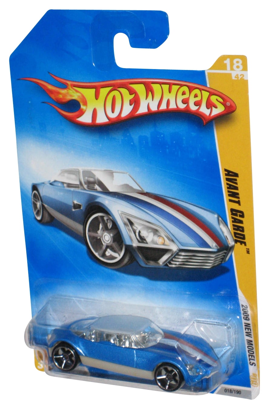 Hot Wheels 2009 New Models 18/42 Blue Avant Garde Car 018/190 - Walmart.com