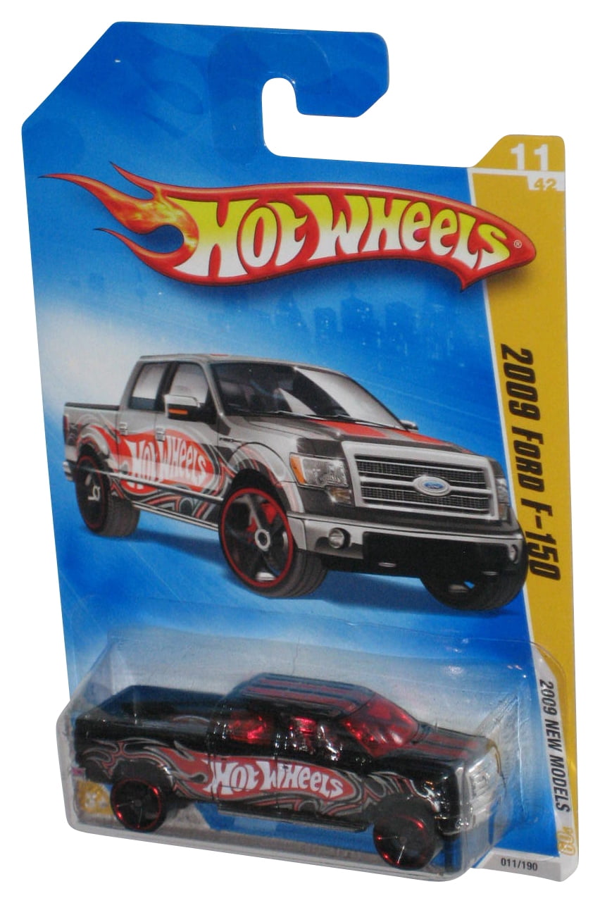 Hot Wheels 2009 New Models Black Ford F-150 Toy Truck 11/190 - Walmart.com