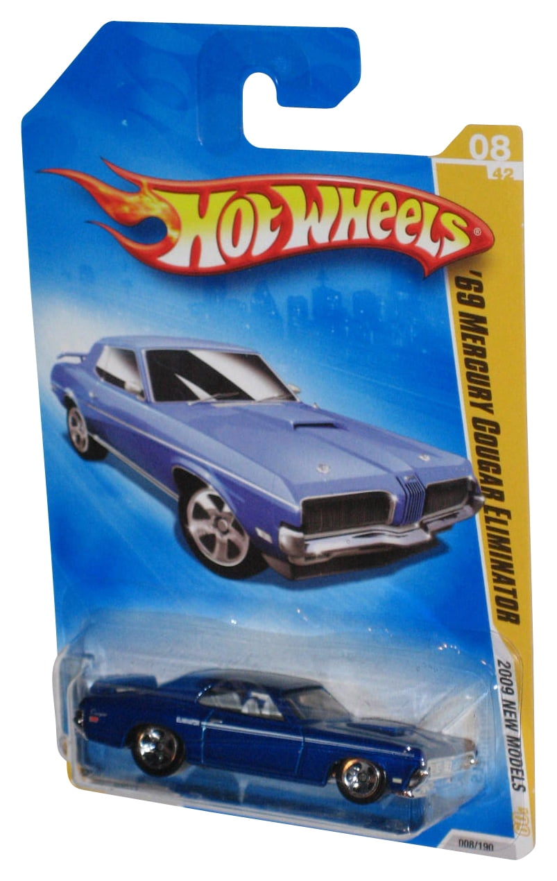 Hot Wheels 2009 New Models Blue '69 Mercury Cougar Eliminator Car 008/ ...