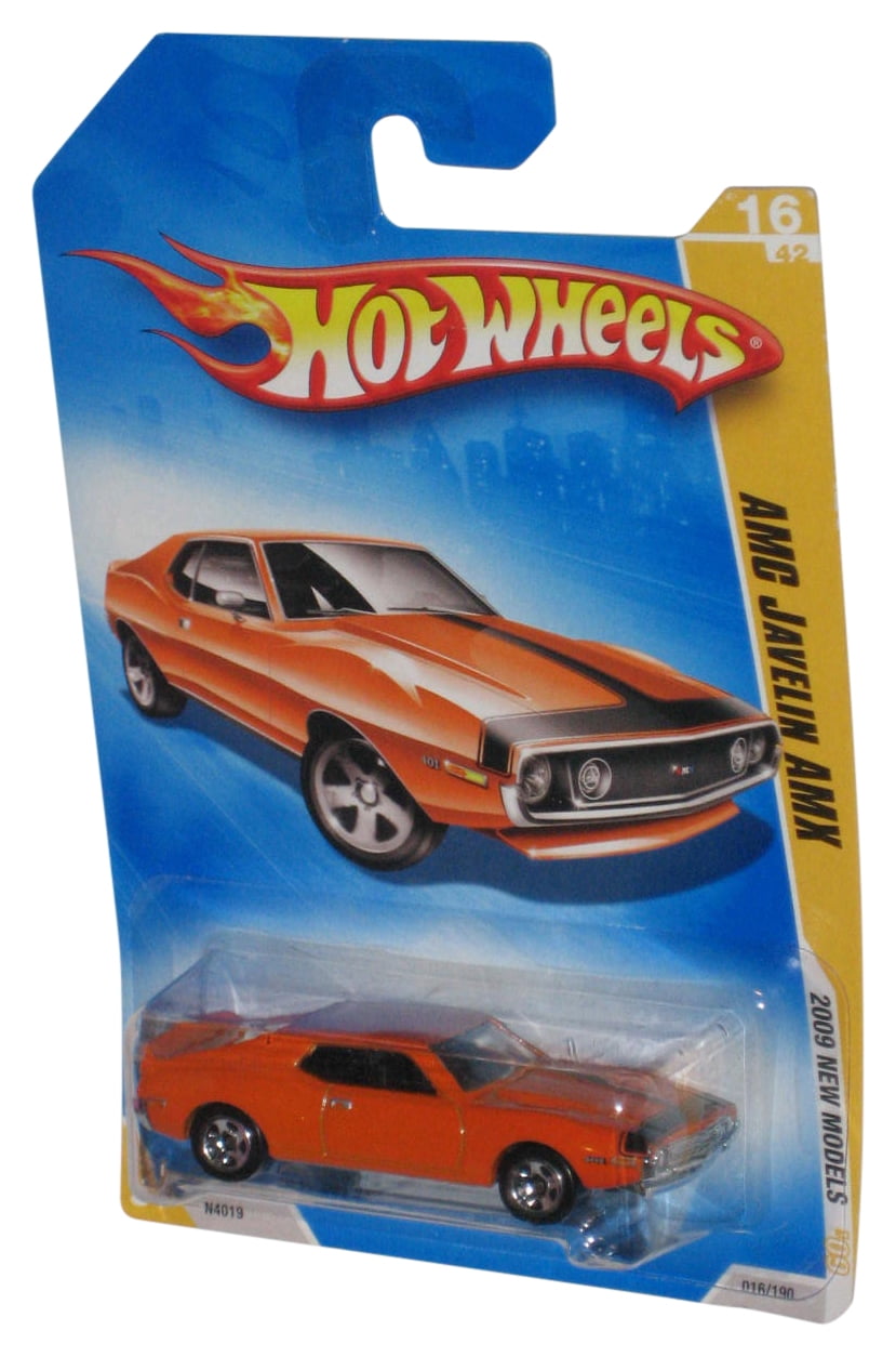 Hot Wheels 2009 New Models Orange AMC Javelin AMX Toy Car 016/190 ...