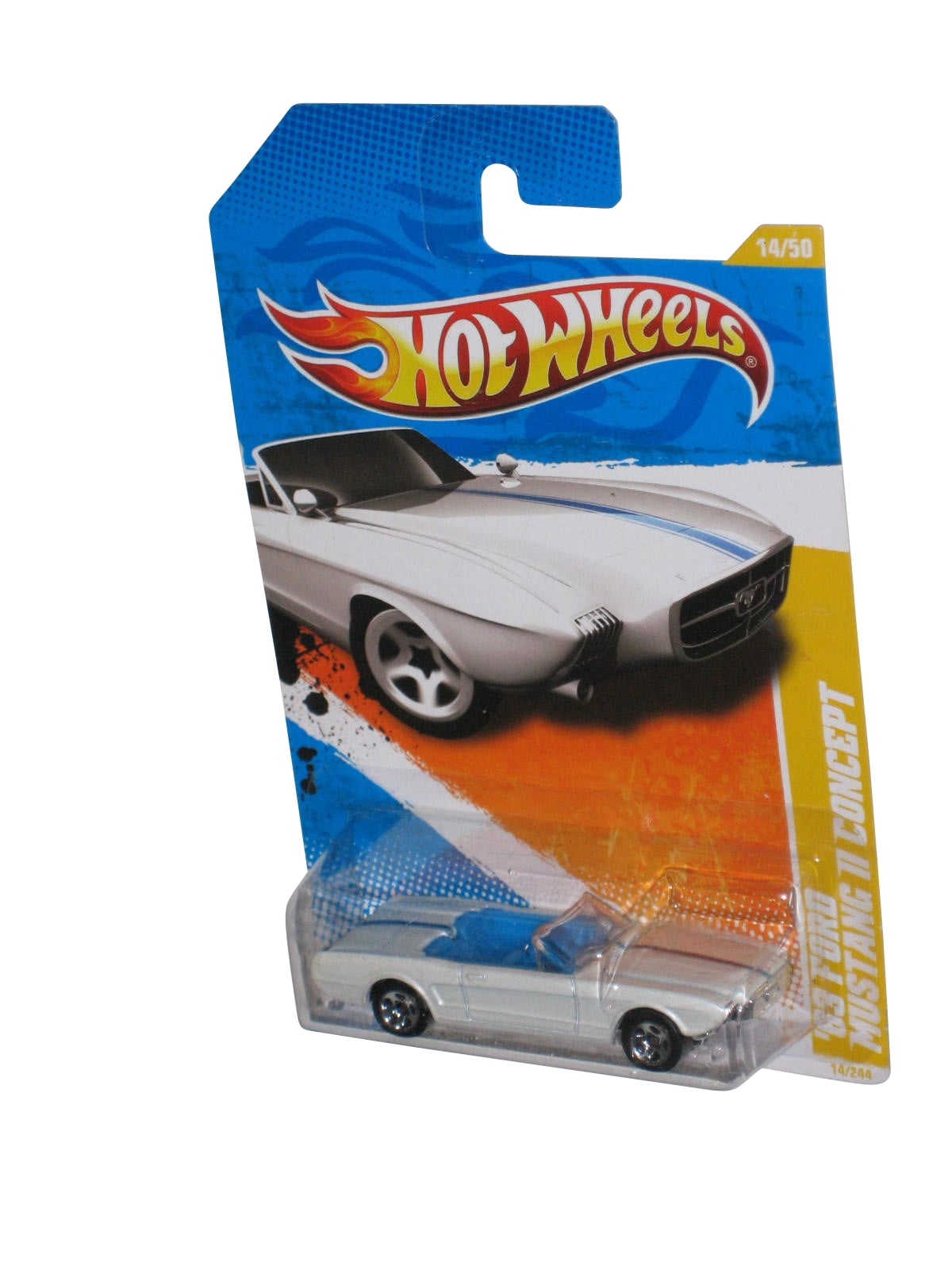 Hot Wheels 2011 New Models 14/50 White '63 Ford Mustang II Concept Car ...