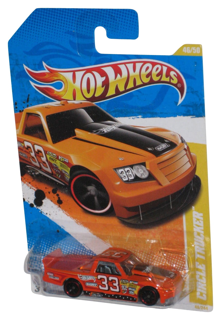 Hot Wheels 2011 New Models 46/50 Orange Circle Trucker Toy Truck 46/244 - Walmart.com