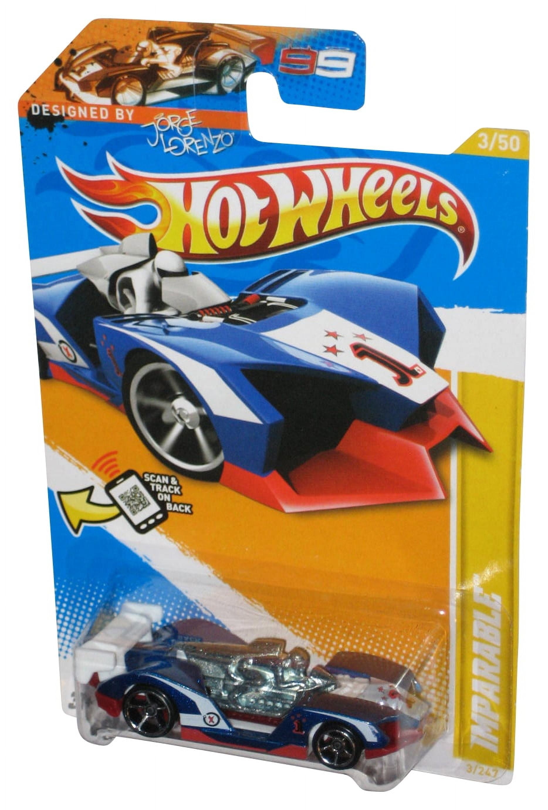 Hot Wheels 2012 New Models 3/50 Blue & Red Imparable Jorge Lorenzo Toy ...