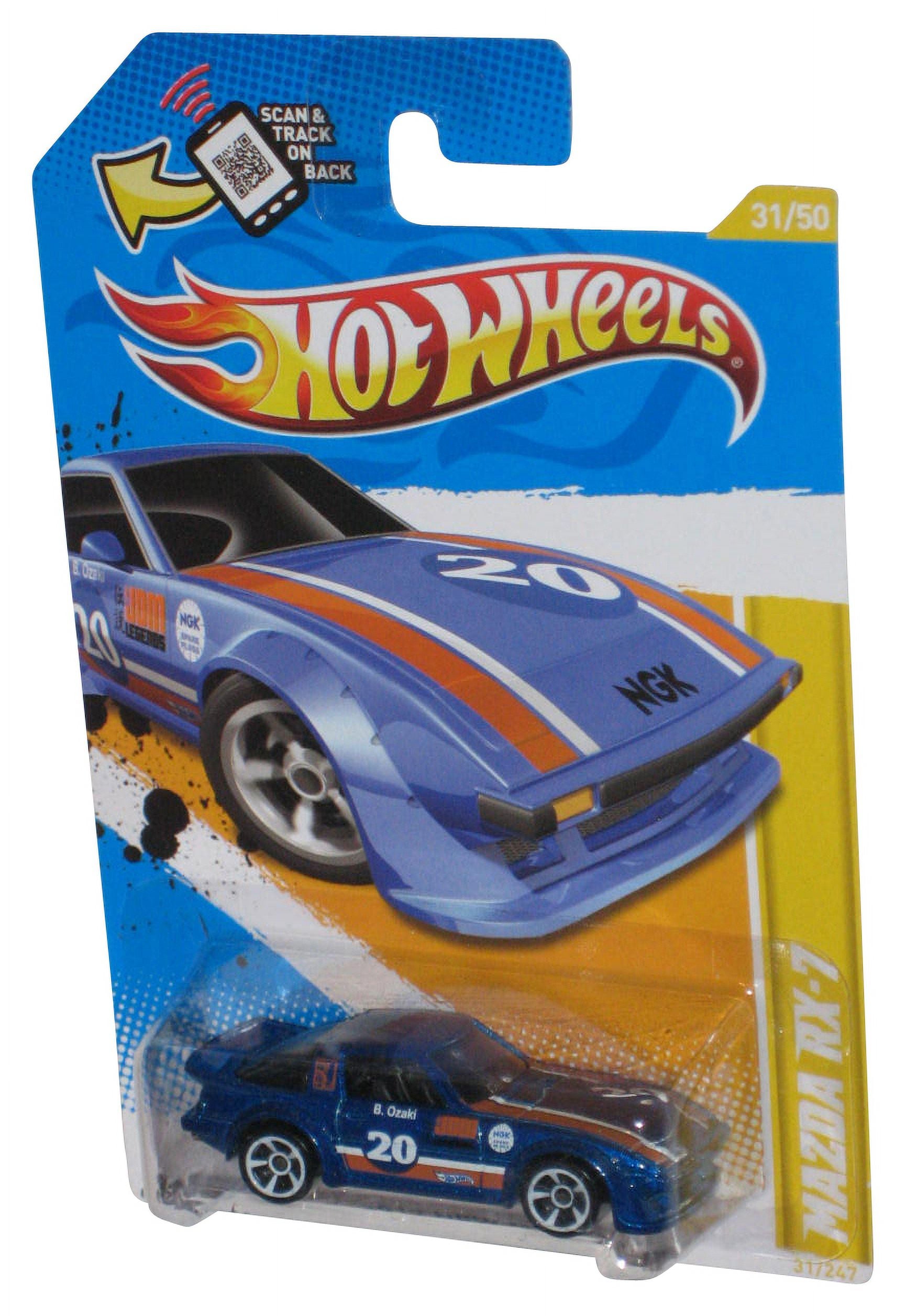 Hot Wheels 2012 New Models 31/50 Blue Mazda RX-7 Toy Car 31/247 ...