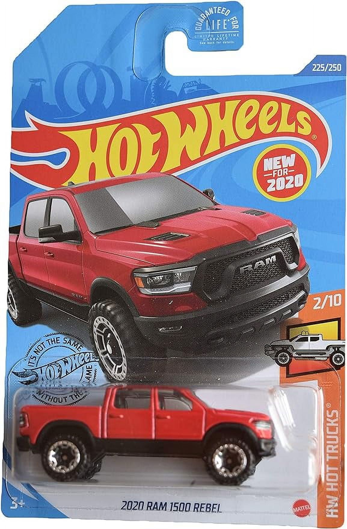 Hot Wheels 2020 Ram 1500 Rebel, [red] 225/250 Hot Trucks 2/10 - Walmart.com