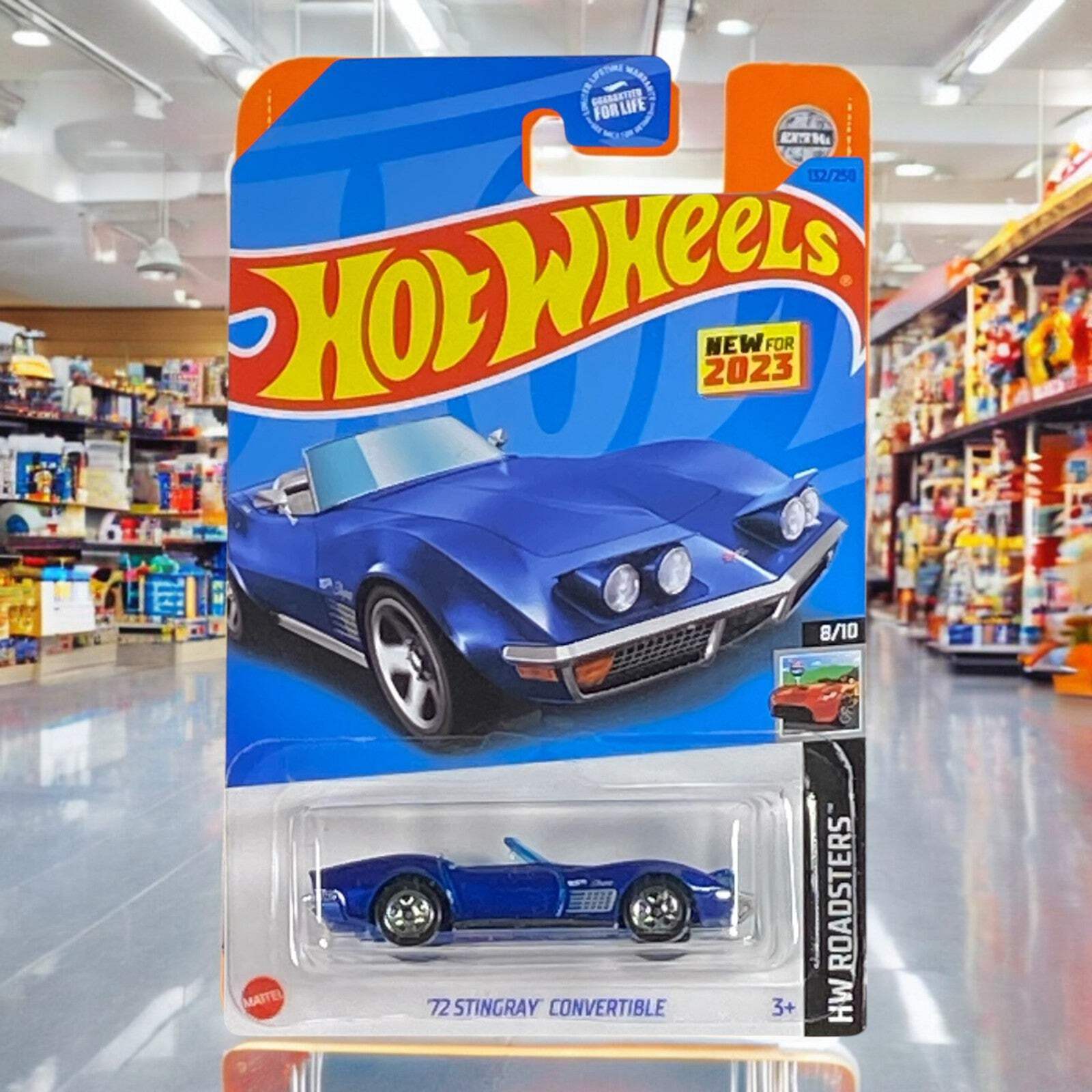 Hot Wheels '72 Stingray Convertible - Head Lights - Roadsters Series 8/ ...