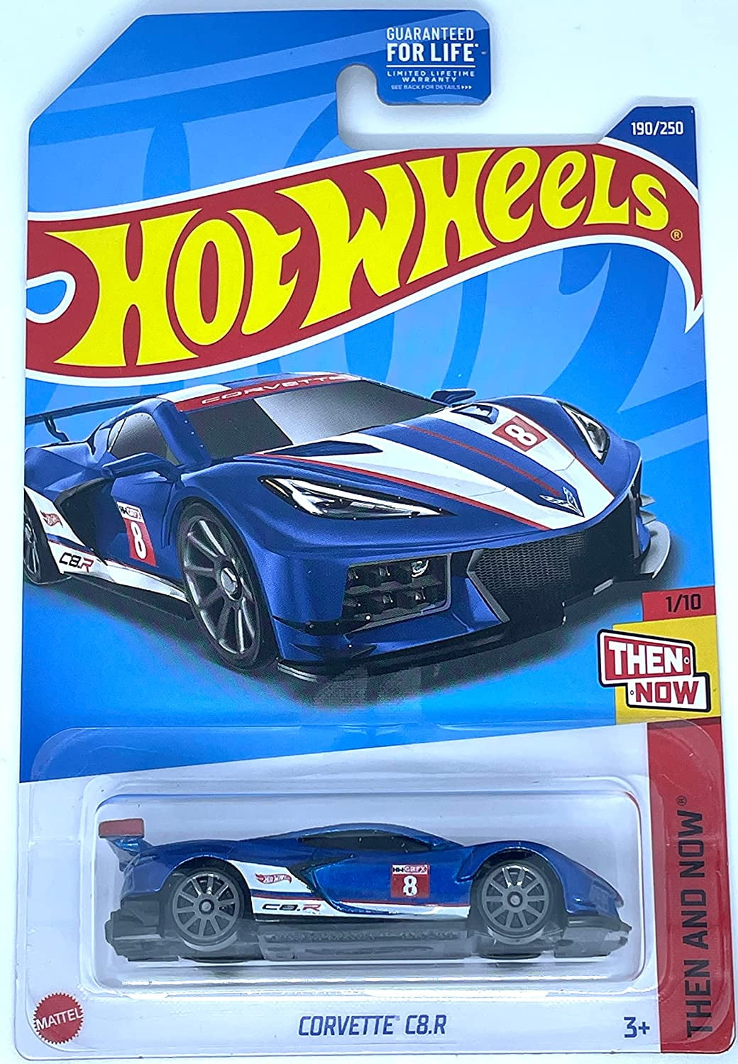 Hot Wheels 2022 - Corvette C8.R - Then and Now 1/10 [Blue] 190/250 - Walmart.com