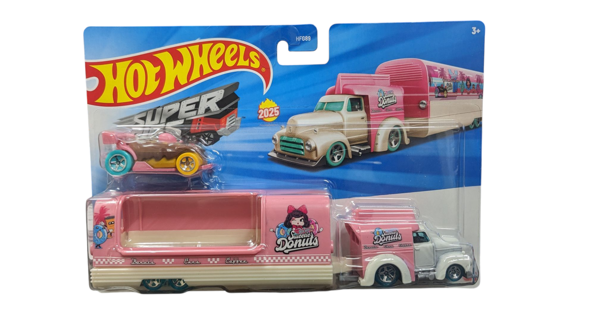 Hot Wheels 2025 Super Rigs Sweetie's Donuts Sweet Delivery - Walmart.com