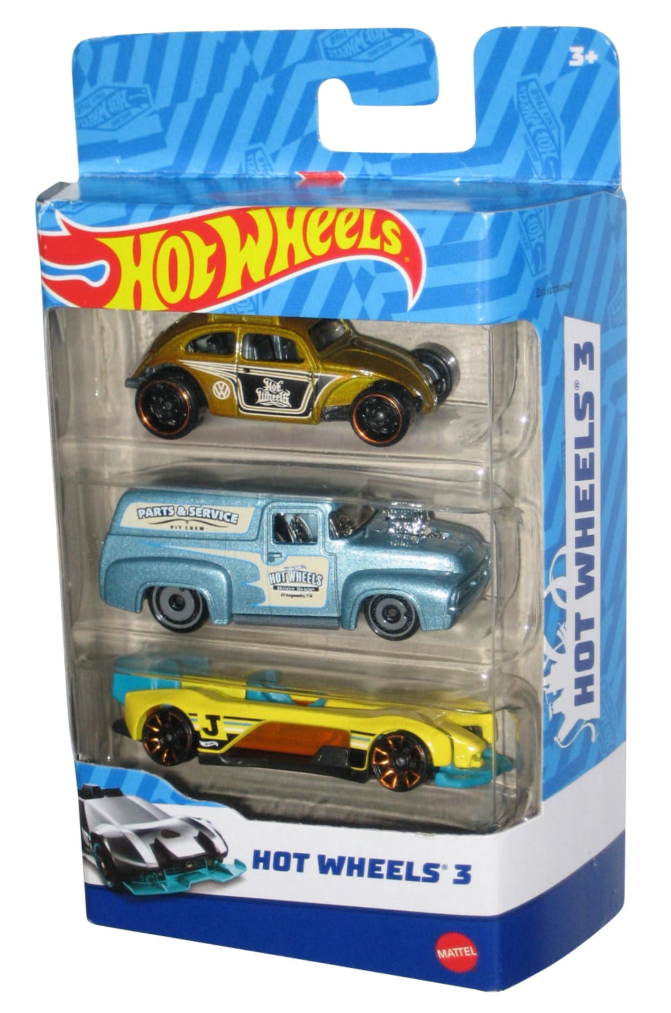 Hot Wheels 3 (2022) Mattel Toy Car Box Set 3-Pack - Walmart.com